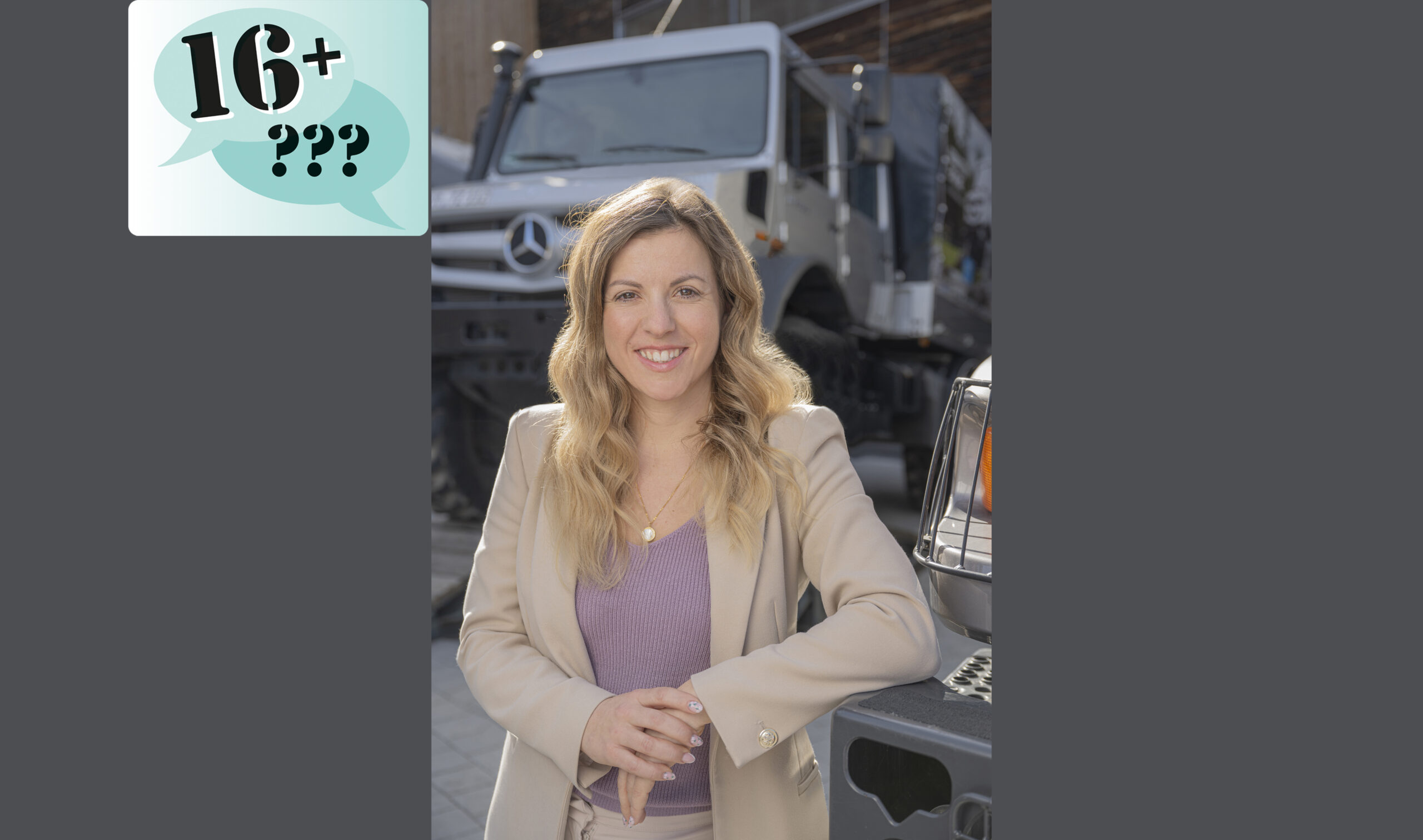 16 + mit Sarah Kraft, Geschäftsführerin der Unimog-Museum Betriebs GmbH ...